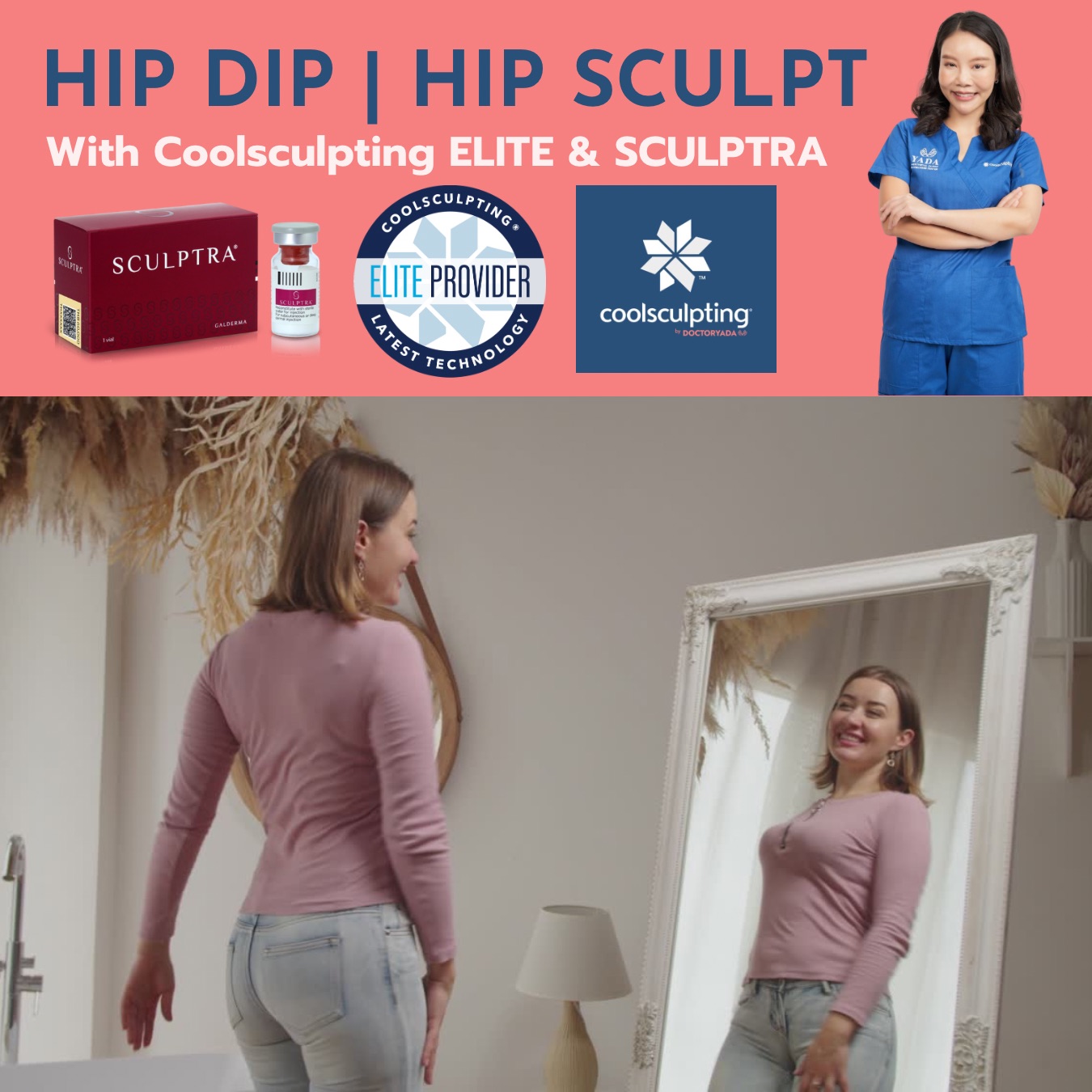 HIP DIP HIP SCULPT with Sculptra and Coolsculpting Elite by Yada Clinic ...